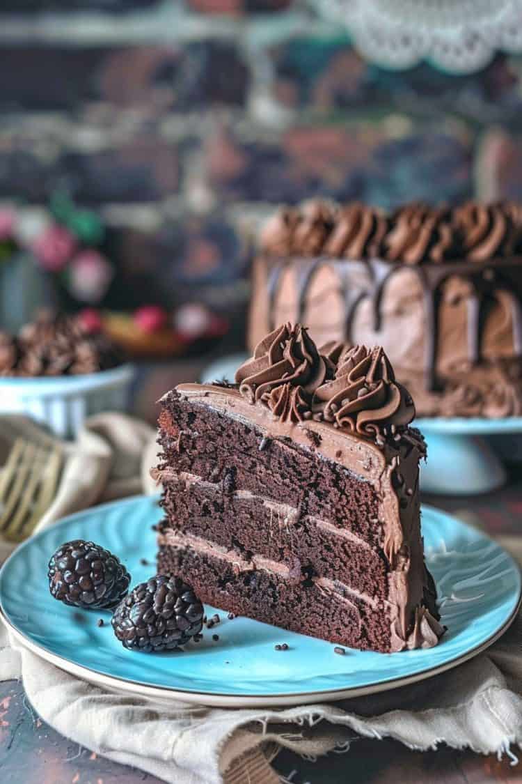 Decadent Extra Moist Triple Chocolate Ganache Cake Recipes