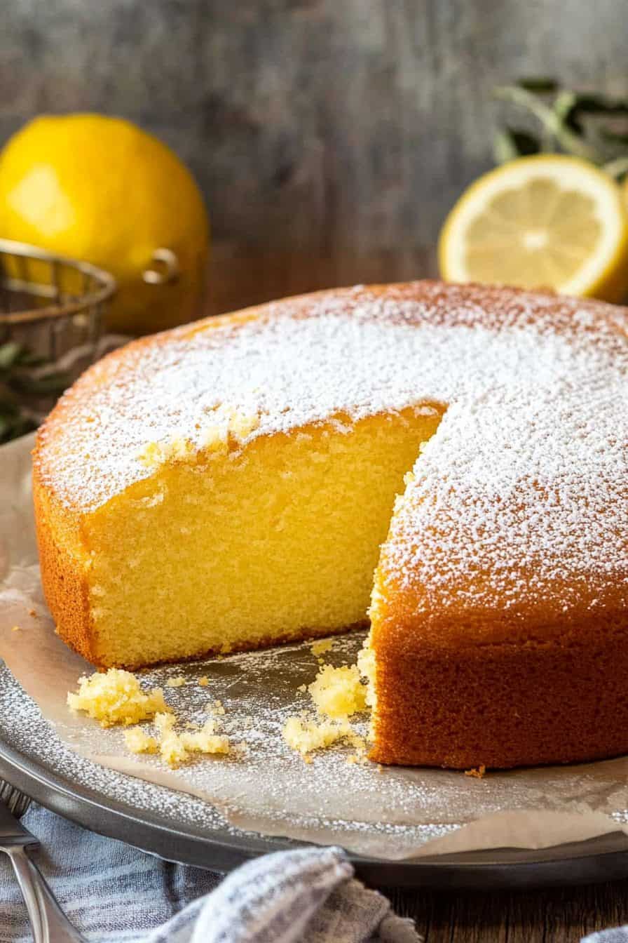Italian Lemon Olive Oil Cake
