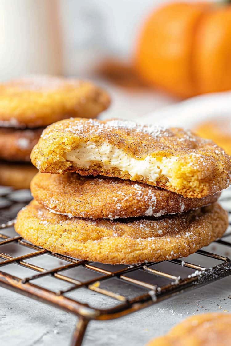 Best Pumpkin Cheesecake Snickerdoodles