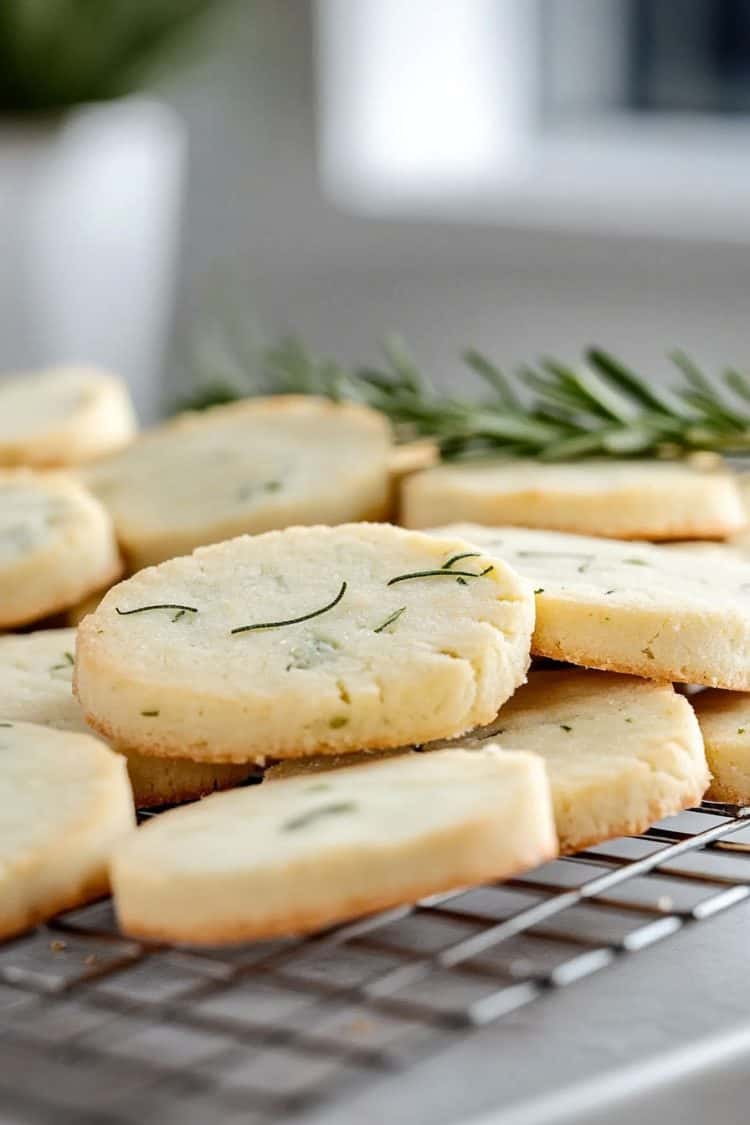 Rosemary Shortbread Cookies Recipe