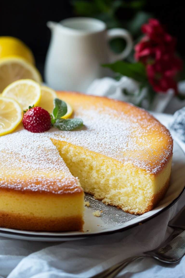 Italian Style Lemon Ricotta Cake