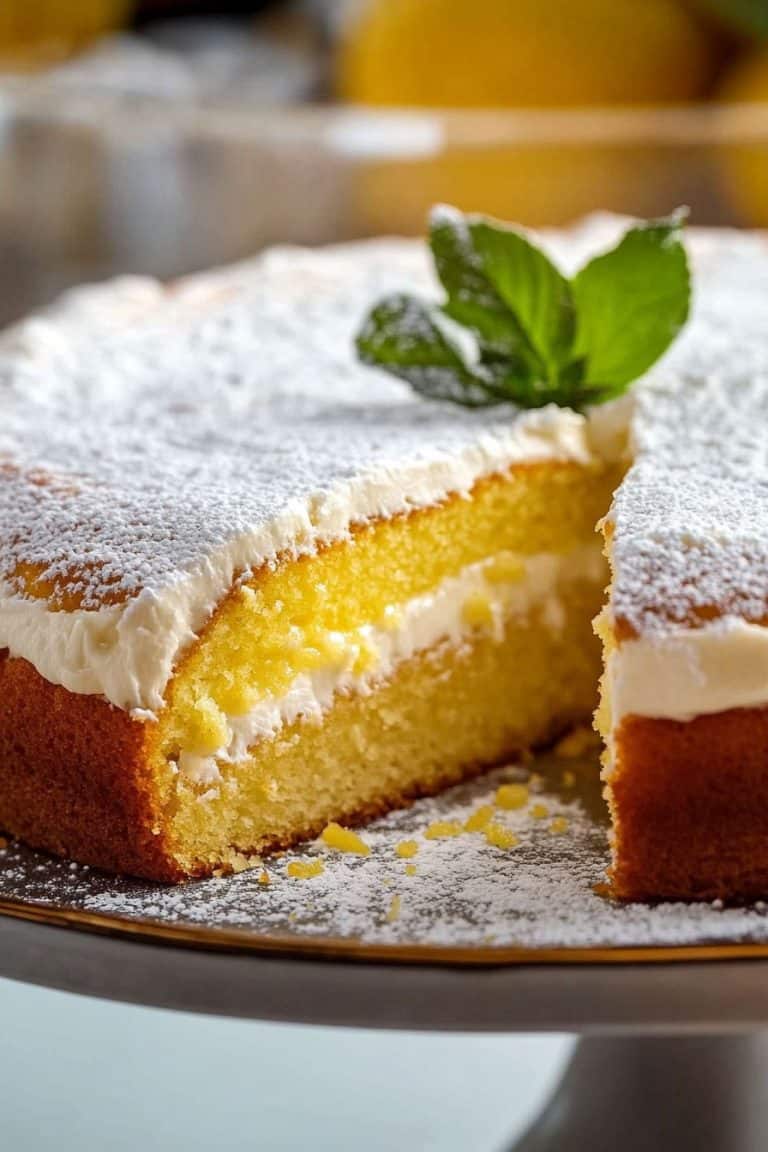 Lemon Torta Caprese