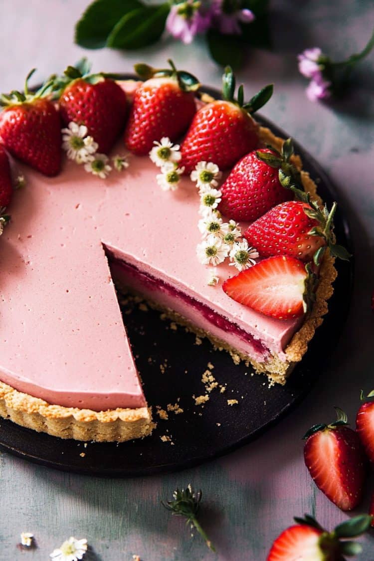 Strawberry Mousse Tart
