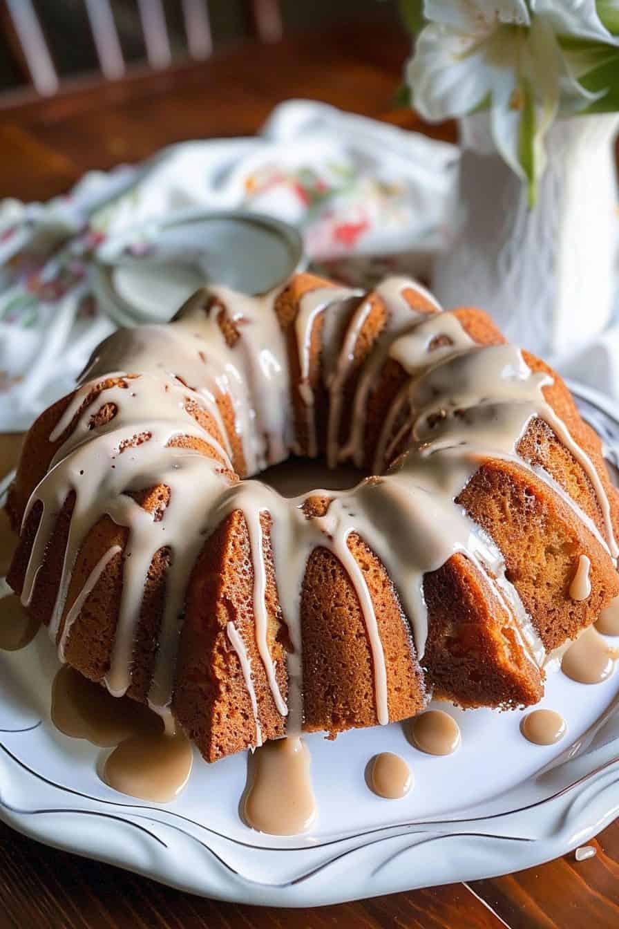 Delicious Maple Bundt Cake with Cinnamon Maple Glaze Recipe