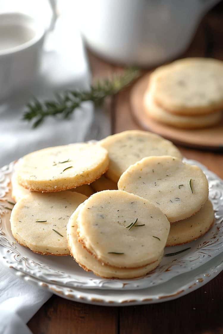 Rosemary Shortbread Cookies Recipe