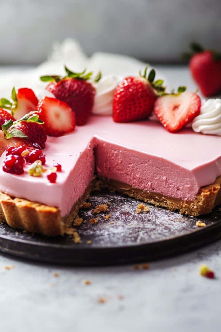 Strawberry Mousse Tart