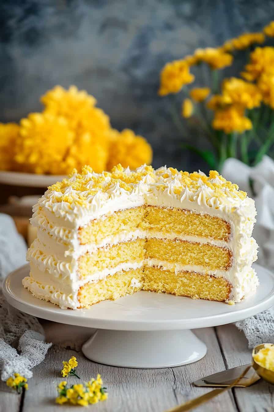 Torta Mimosa (Italian Mimosa Cake)