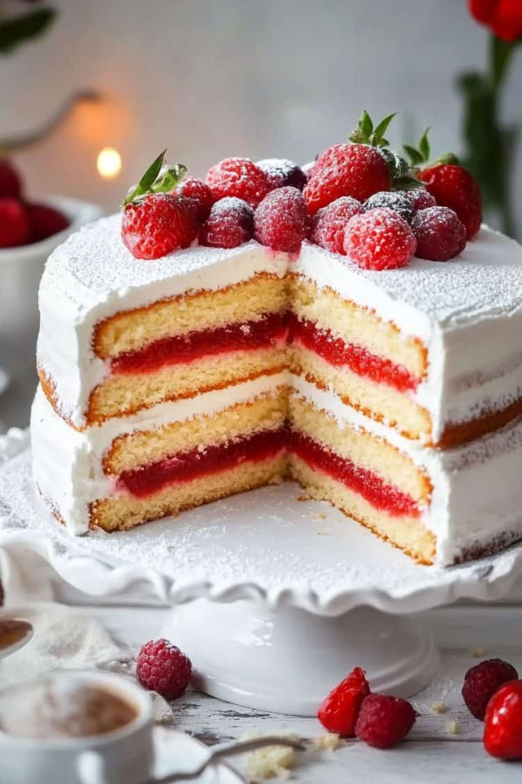 British Victoria Sponge Cake