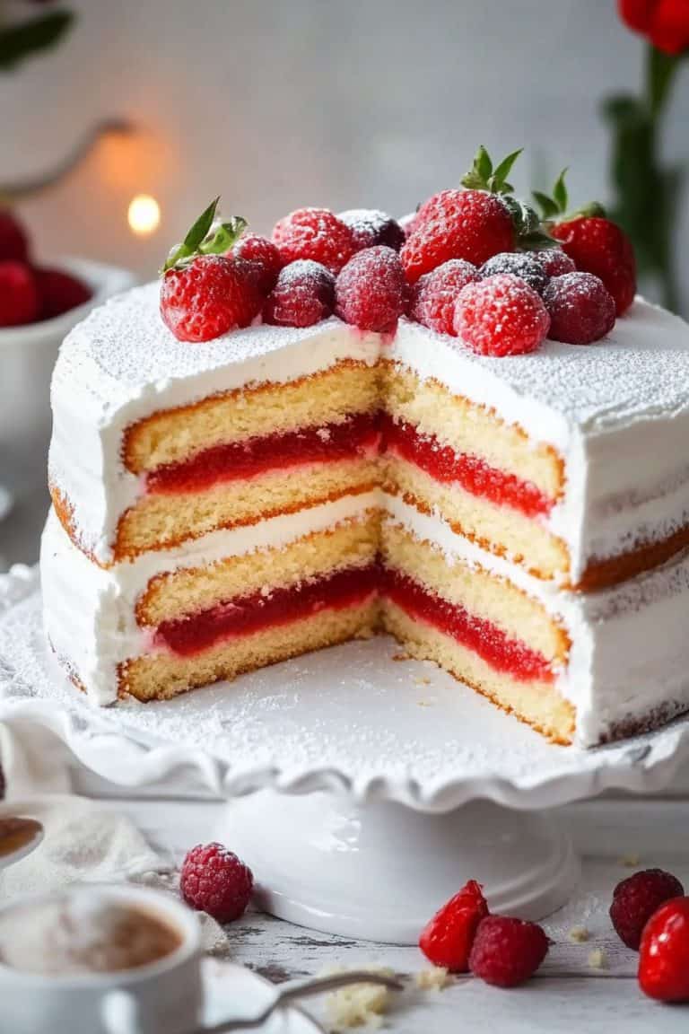 British Victoria Sponge Cake