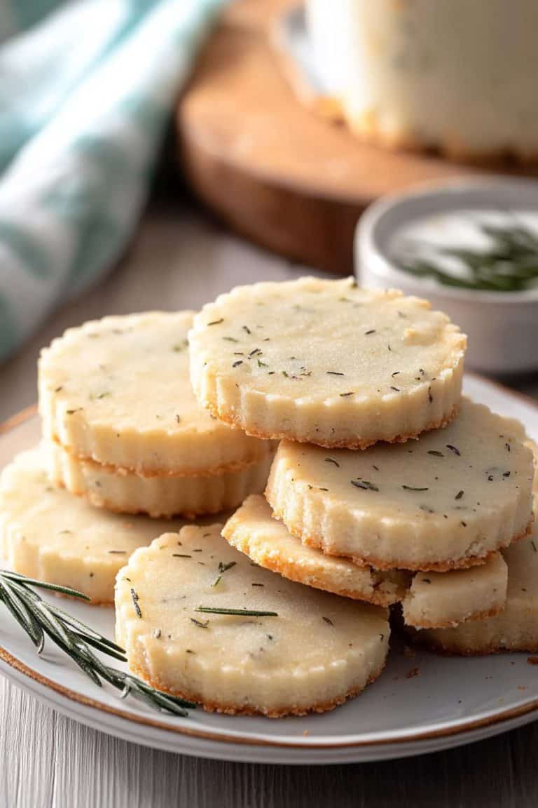 Rosemary Shortbread Cookies Recipe
