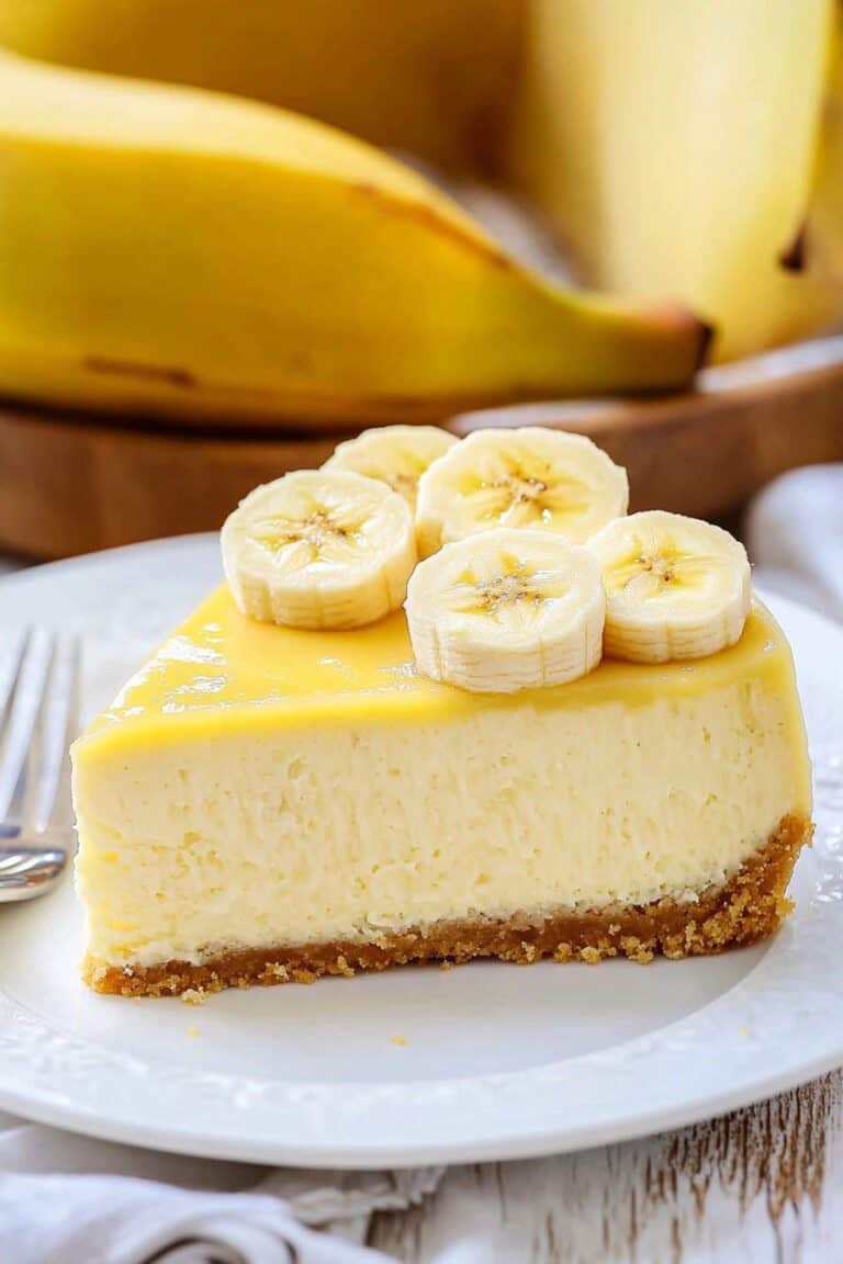 Banana Cream Cheesecake Recipe