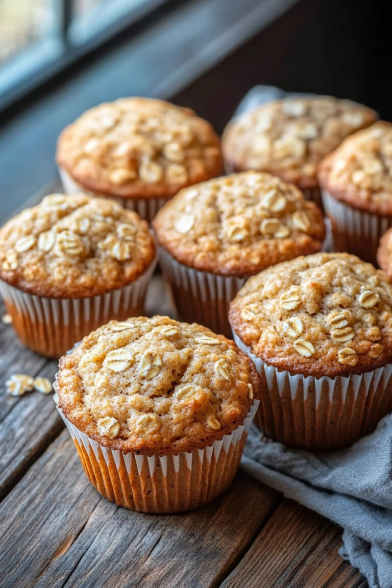 Healthy Oatmeal Muffins Recipe | Soft & Flavorful