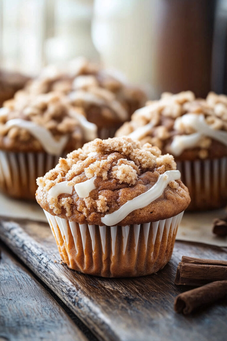 Easy Cinnamon Coffee Cake Muffins Recipe