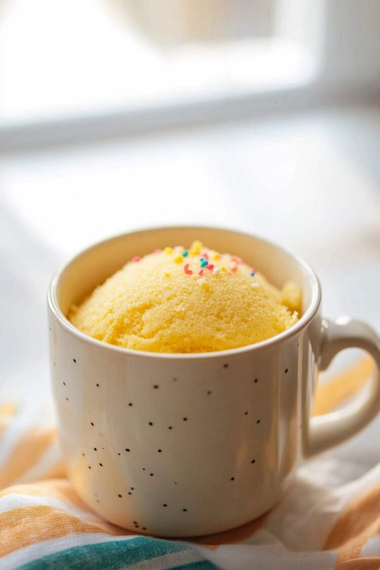 Microwave Vanilla Mug Cake