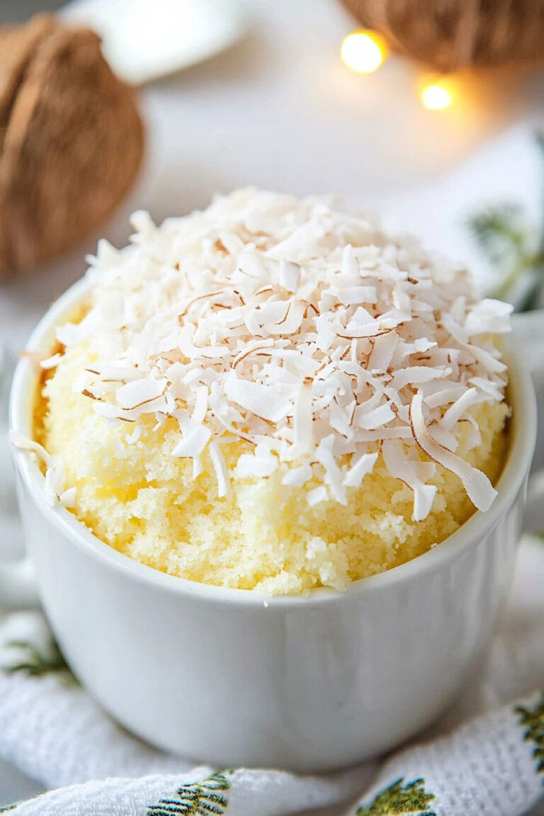 Coconut Mug Cake