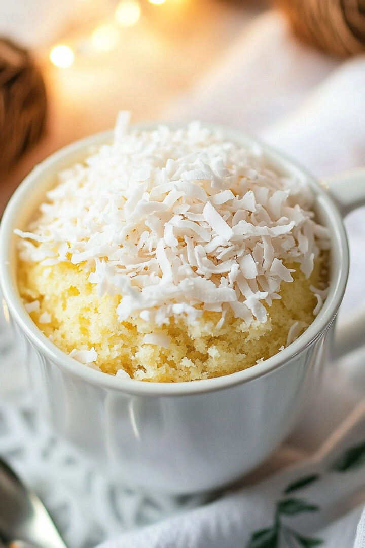 Coconut Mug Cake