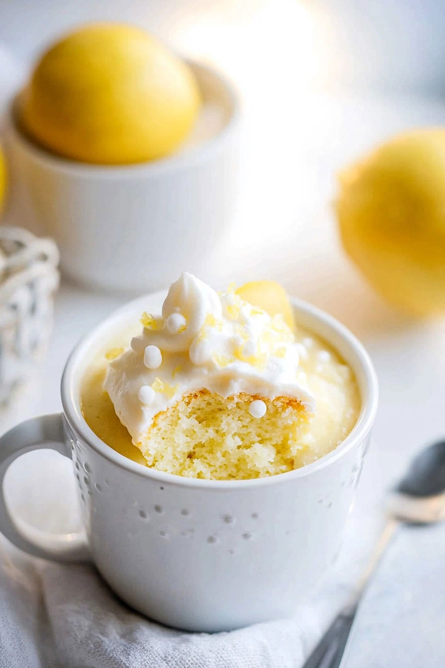 Lemon Mug Cake