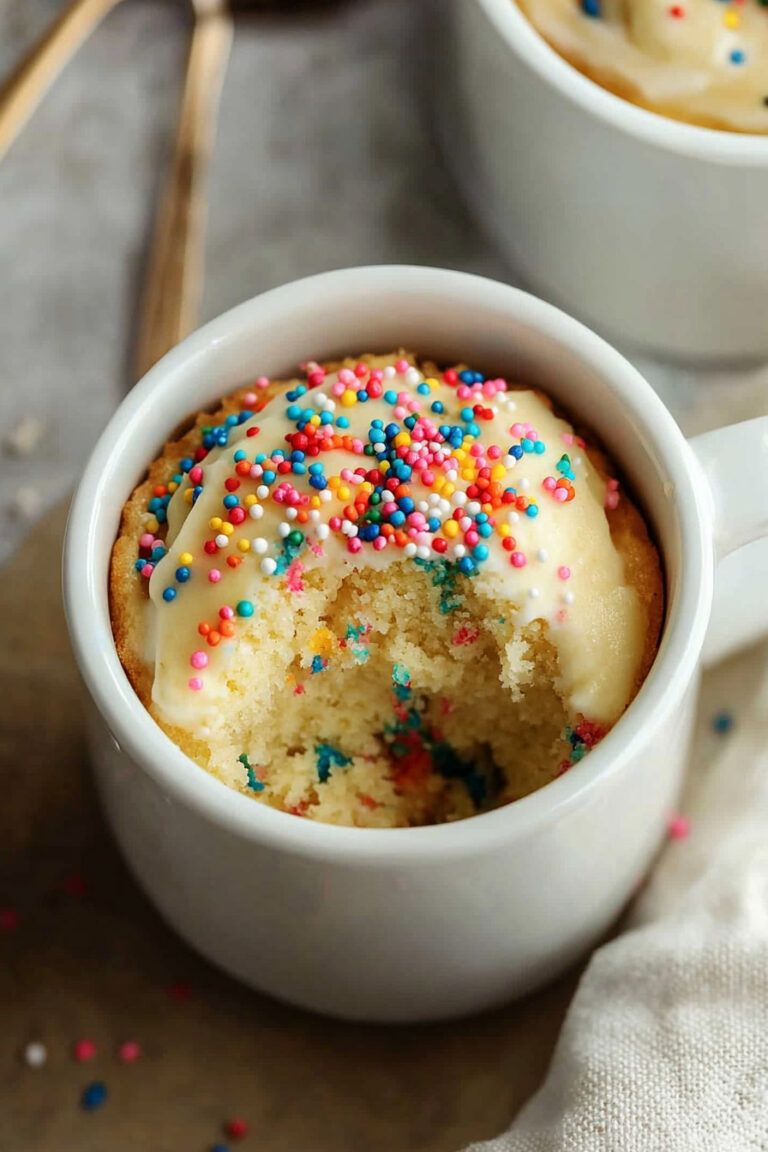 Sugar Cookie Mug Cake