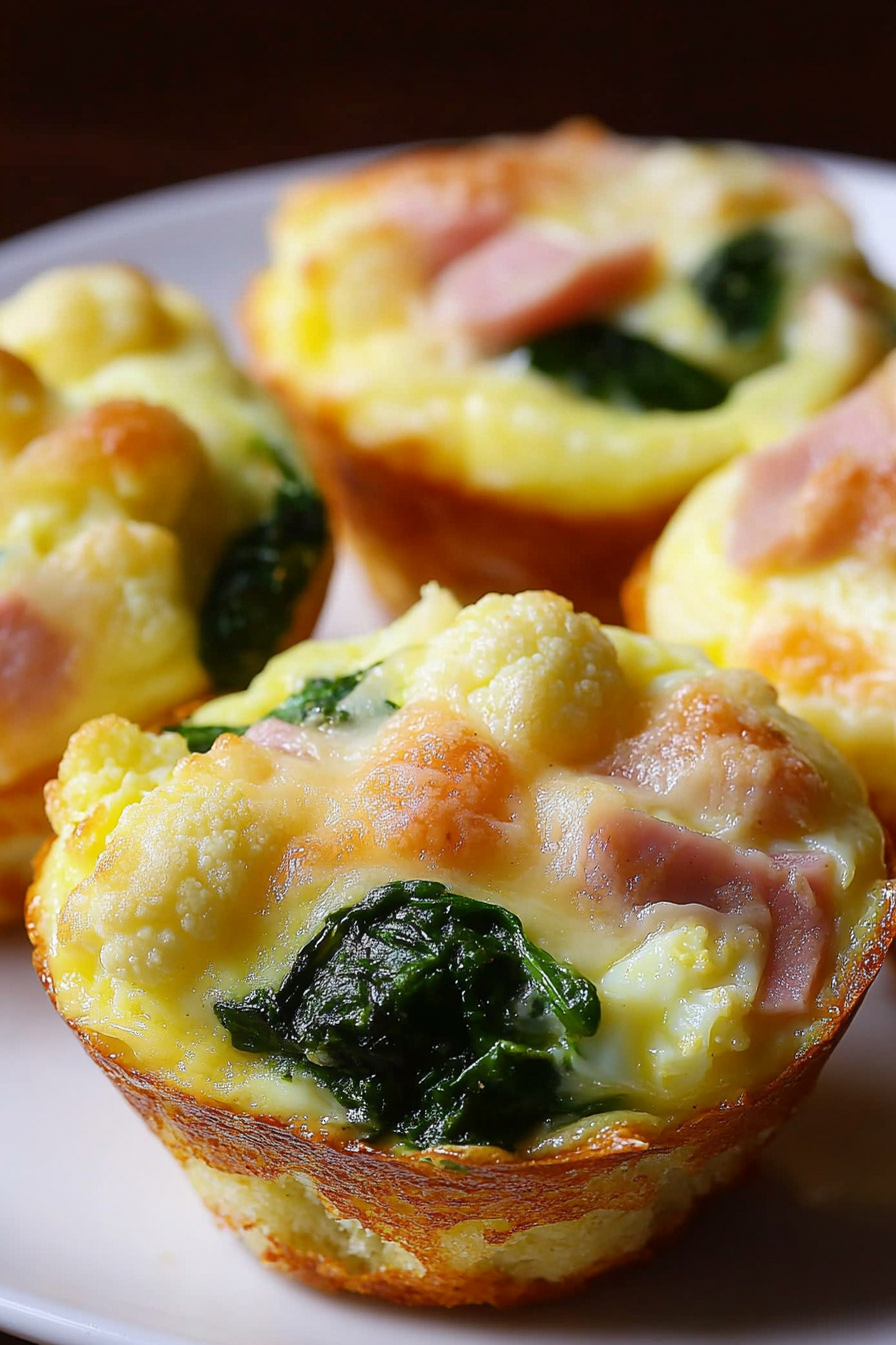Low-Carb Cauliflower Muffins | Easy & Cheesy Breakfast