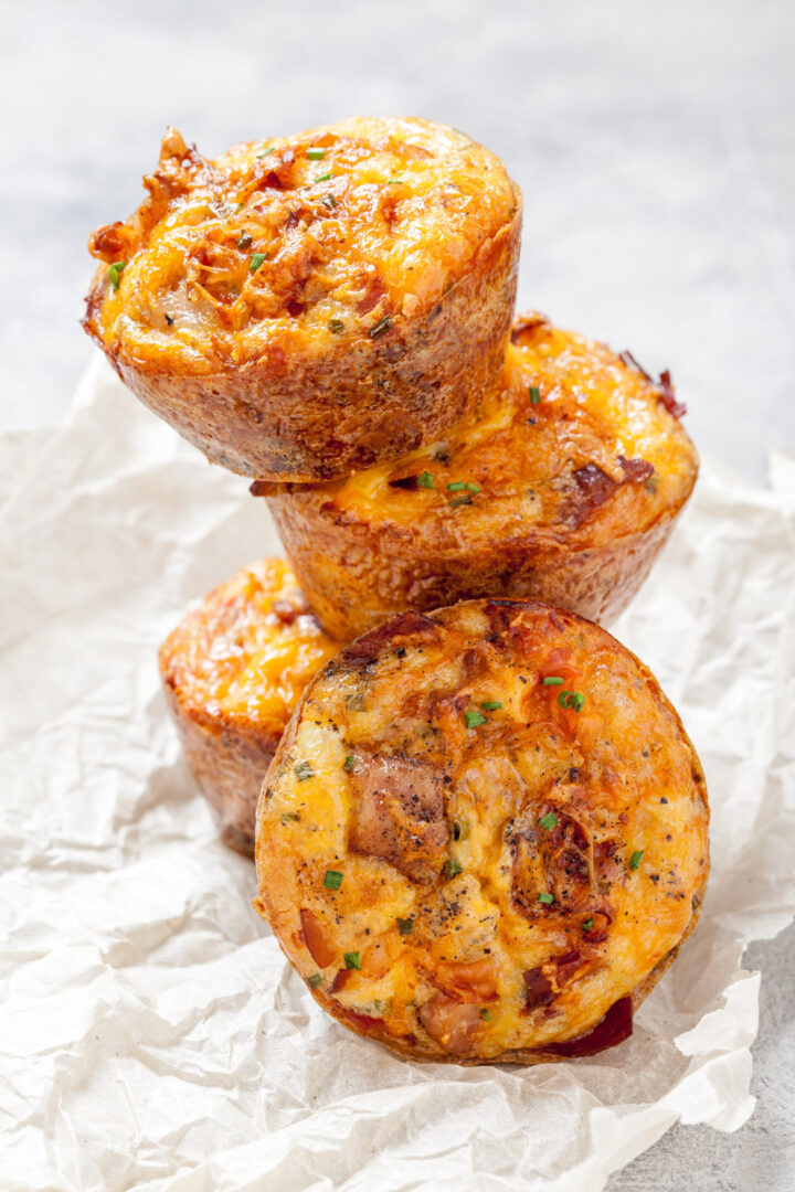 Easy Cheesy Breakfast Muffins | Protein-Packed Recipe