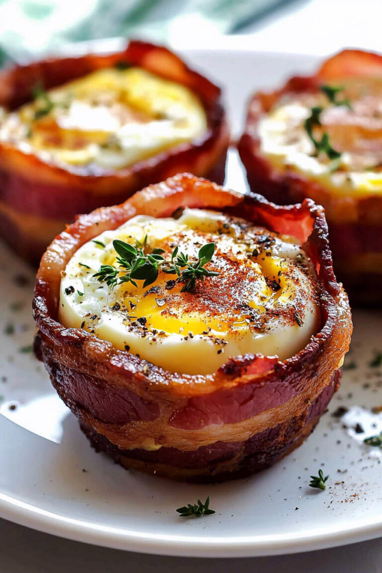 Quick & Crispy Bacon Egg Cups Recipe for Breakfast