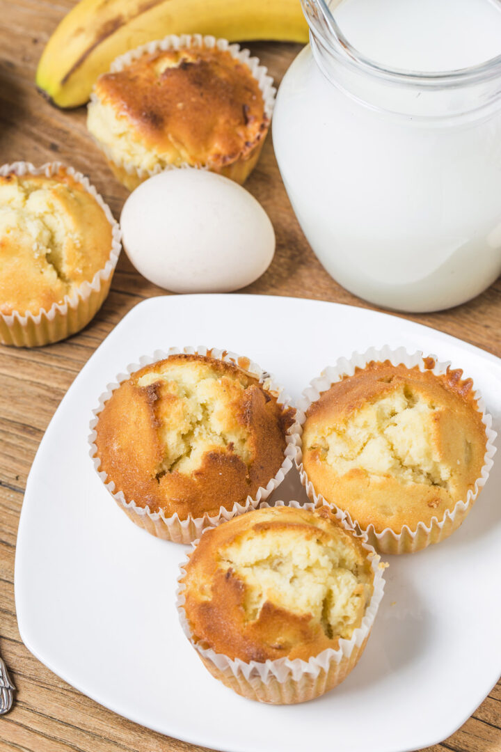 Fluffy Banana Muffins Recipe | Easy Breakfast Treat