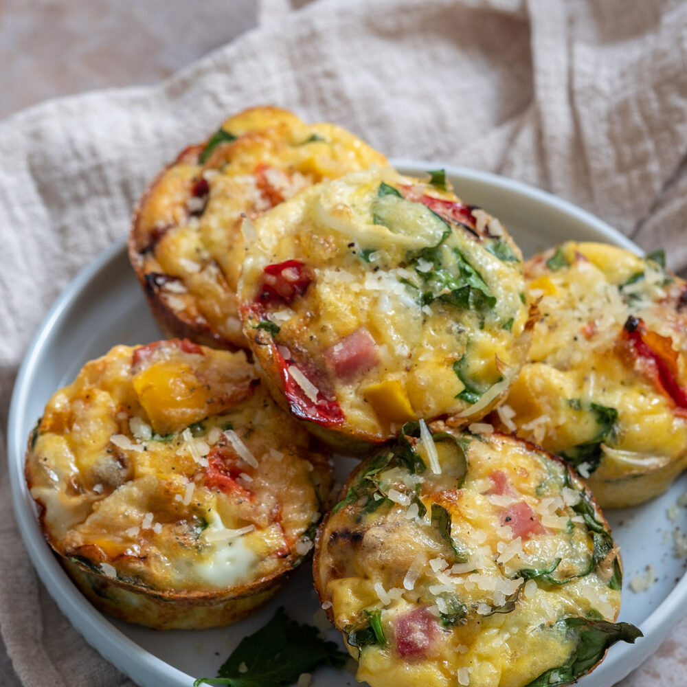 Vegetable & Cheese Egg Muffins – Quick Breakfast Bites